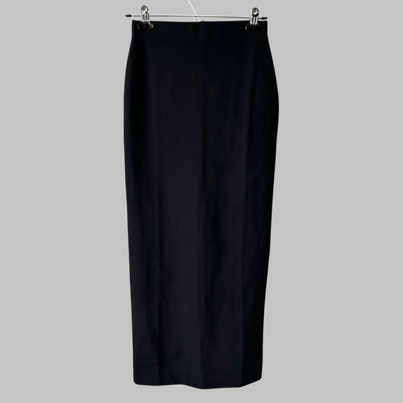Zara | Skirts | Nwt Zara Black Midi Back Zipper Pencil Skirt | Poshmark